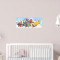 Sesame Street Run! Character Illustration Poster | Zazzle