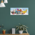 Sesame Street Run! Character Illustration Poster | Zazzle