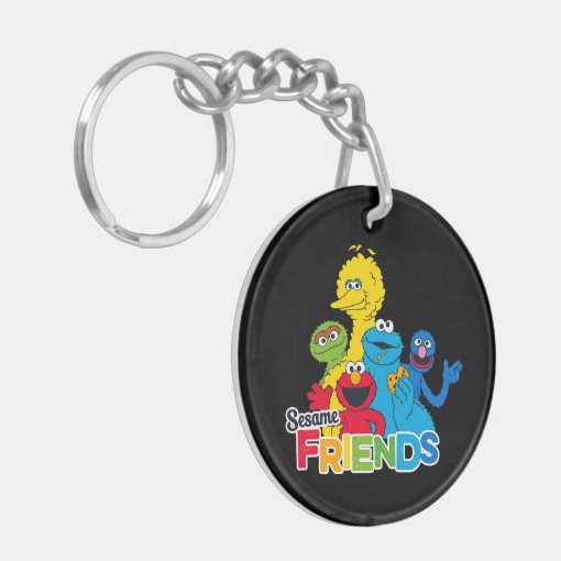 Sesame Street | Sesame Friends Keychain | Zazzle