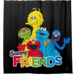 Sesame Street | Sesame Friends Shower Curtain | Zazzle