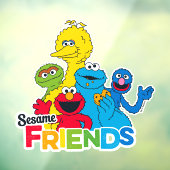 Sesame Street | Sesame Friends Window Cling | Zazzle