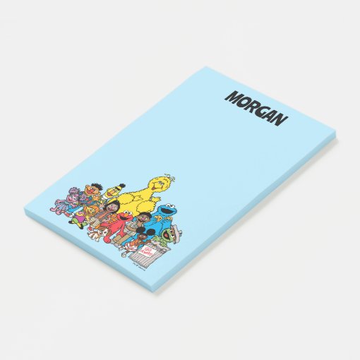Sesame Street | Sesame Pals Add Your Name Post-it Notes | Zazzle