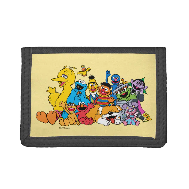 Sesame Street | Sesame Pals Group Portrait Trifold Wallet | Zazzle
