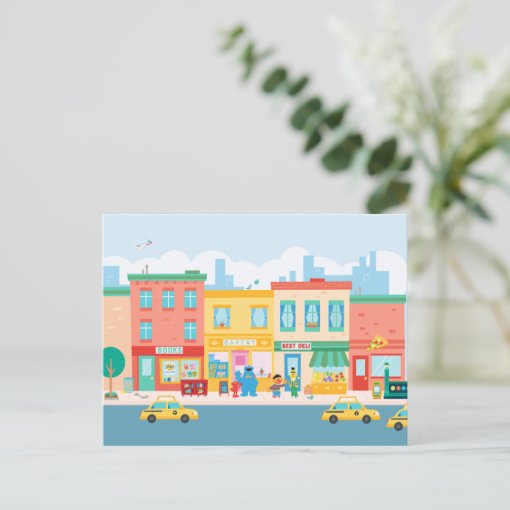 Sesame Street | Sesame Street Scene Postcard | Zazzle
