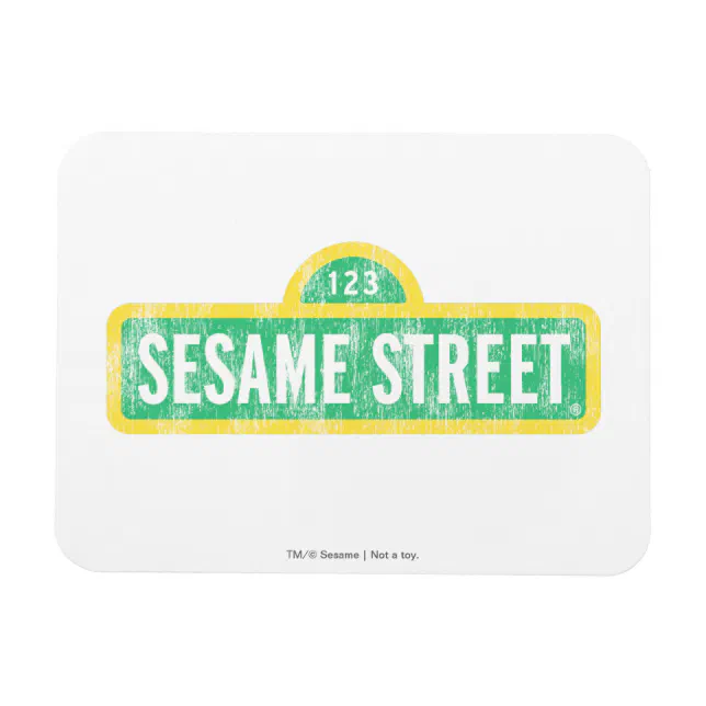 Sesame Street Sign Magnet | Zazzle