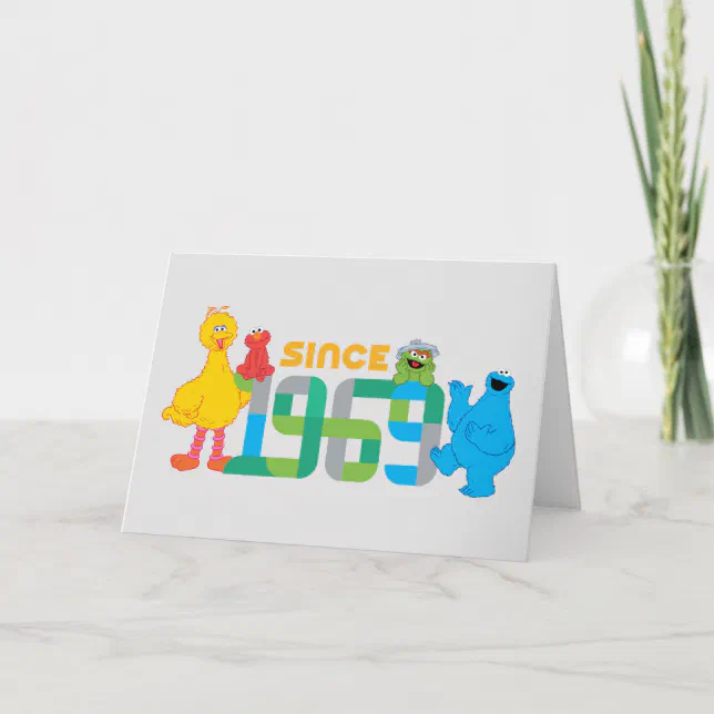 Sesame Street | Since 1969 Card | Zazzle