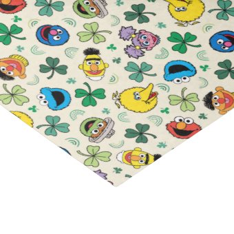 Sesame Street St. Patrick's Day Pattern Tissue Paper | Zazzle
