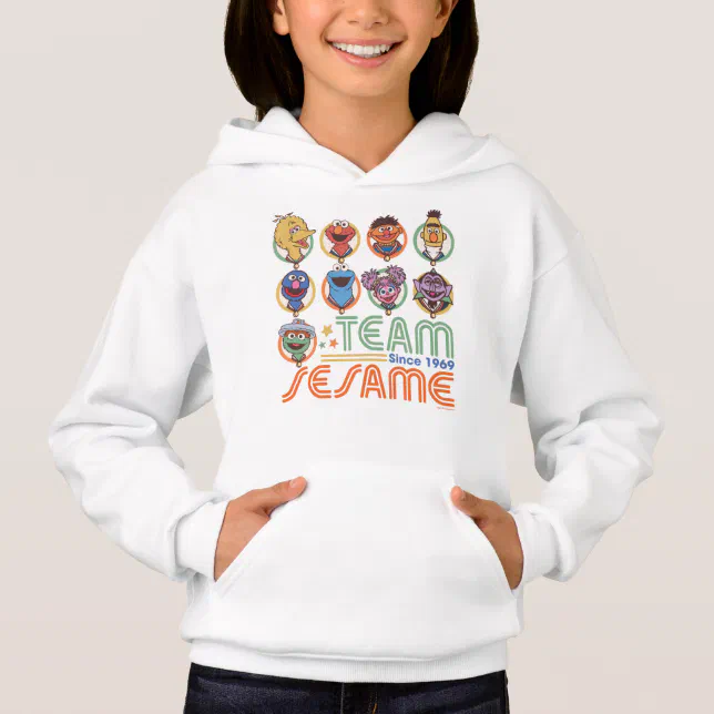 Sesame Street | Team Sesame Since 1969 Hoodie | Zazzle