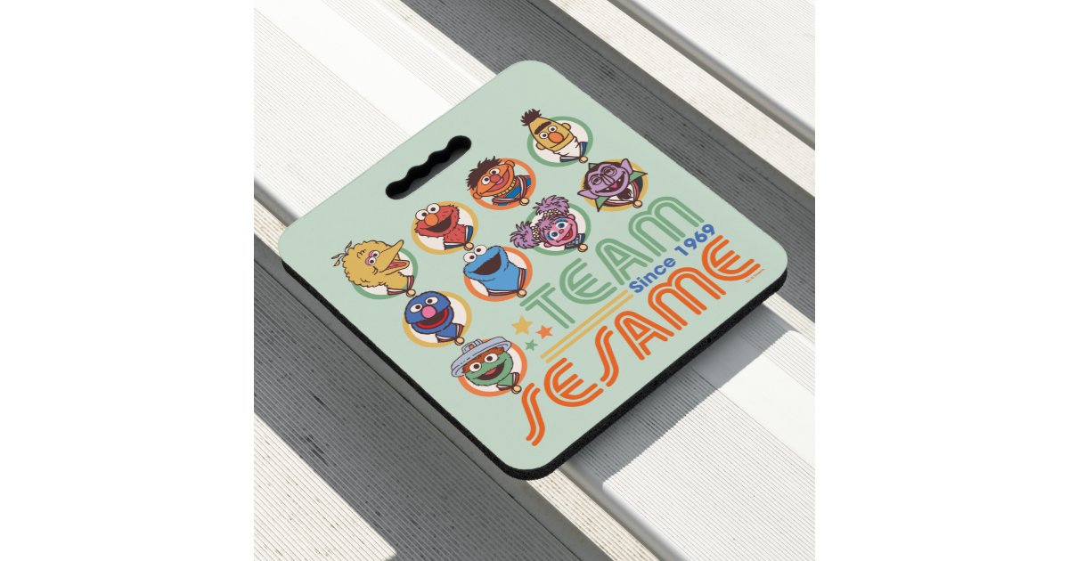 Sesame Street | Team Sesame Since 1969 Seat Cushion | Zazzle