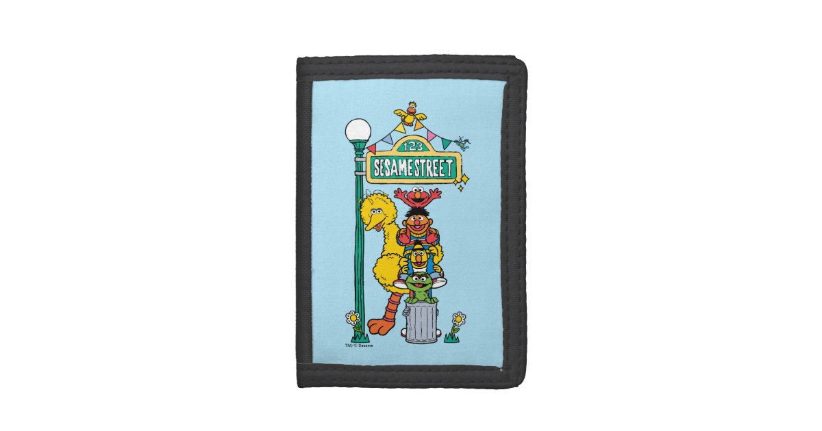 Sesame Street | Under the Sesame Street Sign Trifold Wallet | Zazzle