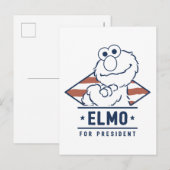 Sesame Street | Vintage Elmo for President Postcard | Zazzle