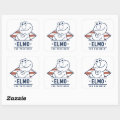 Sesame Street | Vintage Elmo for President Square Sticker | Zazzle