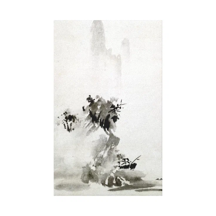 Sesshu Toyo Haboku-Sansui Landscape Canvas Print | Zazzle