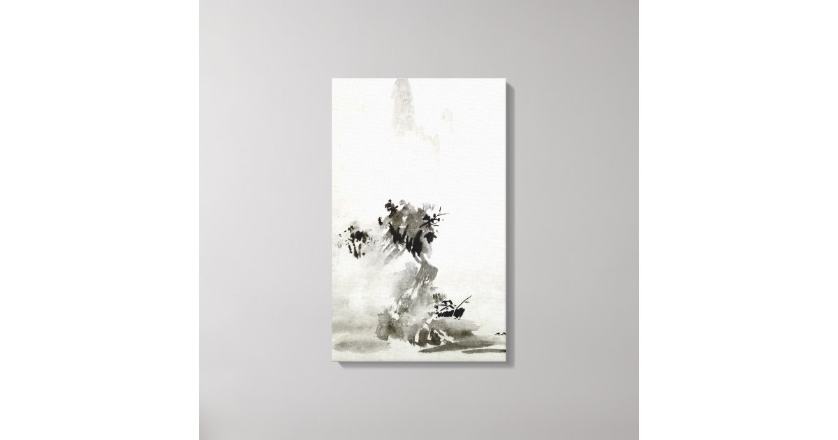 Sesshu Toyo Haboku-Sansui Landscape Canvas Print | Zazzle
