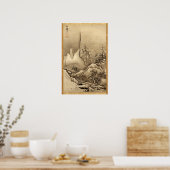 Sesshu Toyo Landscape of Four Seasons - Fall Poster | Zazzle