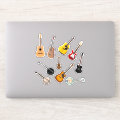 Set of 10 Guitar Stickers | Instrument Stickers | Zazzle