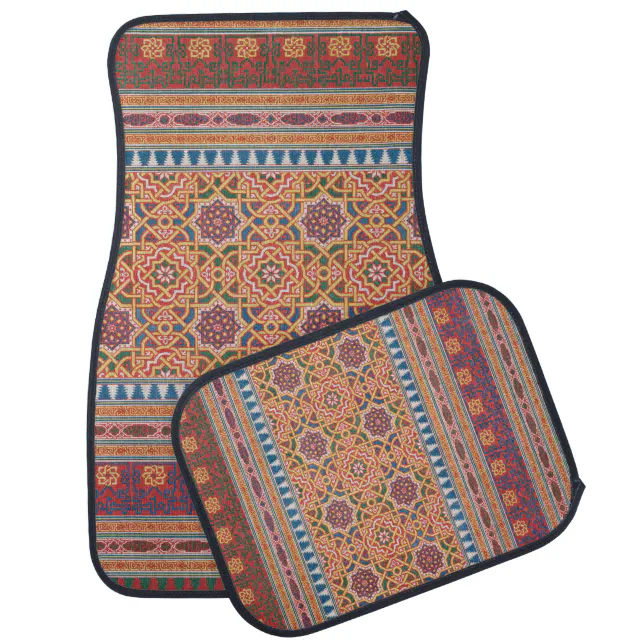Set of 4 Car Floor Mats, Antique Arabian Pattern Car Floor Mat | Zazzle