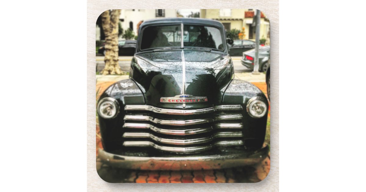 Set of 6 Vintage Chevy Truck Coasters | Zazzle