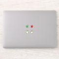 Set of Apple and Apple Core Stickers | Zazzle