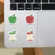 Set of Apple and Apple Core Stickers | Zazzle