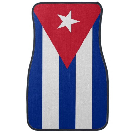 Set of car mats with Flag of Cuba | Zazzle