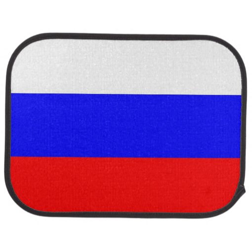 Set of car mats with Flag of Russia | Zazzle