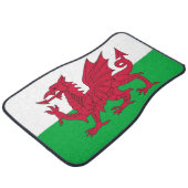 Set of car mats with Flag of Wales | Zazzle