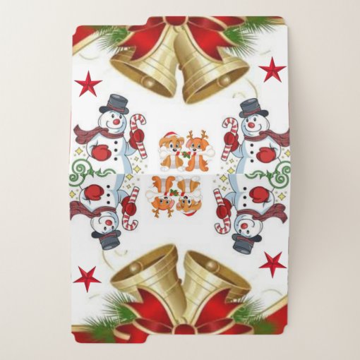 Set of File Folders Christmas | Zazzle