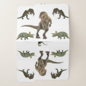 Set of File Folders Dinosaur | Zazzle