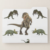 Set of File Folders Dinosaur | Zazzle
