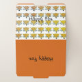Set of File Folders Happy Fox design | Zazzle