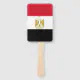 Set of hand fan with flag of Egypt | Zazzle