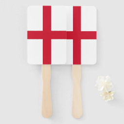 Set of hand fan with flag of England, UK | Zazzle