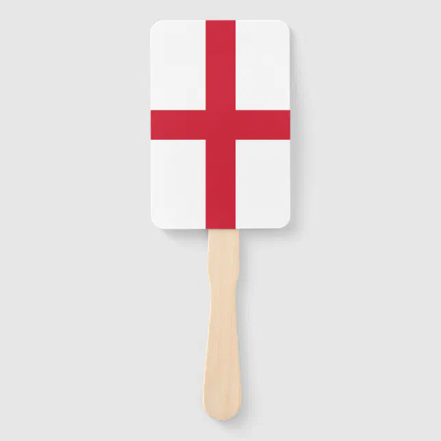 Set of hand fan with flag of England, UK | Zazzle