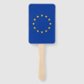 Set of hand fan with flag of European Union | Zazzle