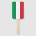 Set of hand fan with flag of Italy | Zazzle