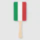 Set of hand fan with flag of Italy | Zazzle