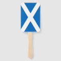 Set of hand fan with flag of Scotland, UK | Zazzle