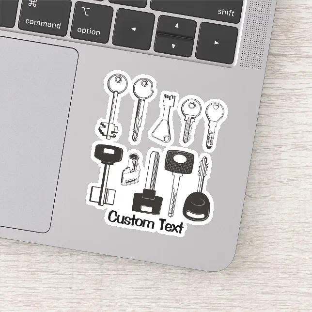 Set of Keys Sticker | Zazzle