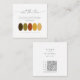 Set the Tone Autumn Gold Color Palette ID786 Enclosure Card | Zazzle