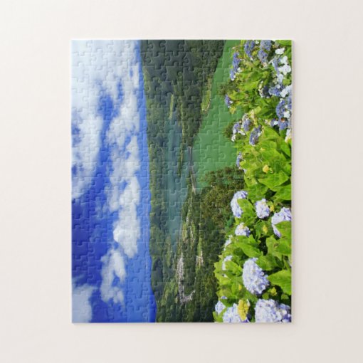 Sete Cidades, Azores Jigsaw Puzzle | Zazzle