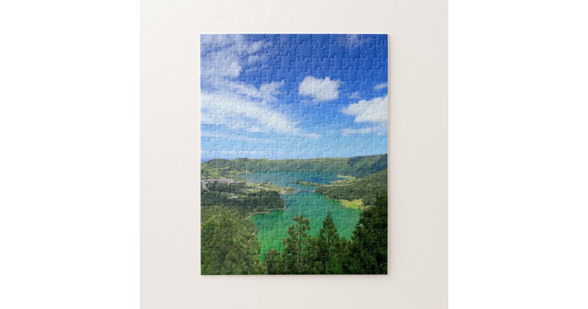 Sete Cidades - Azores Jigsaw Puzzle | Zazzle