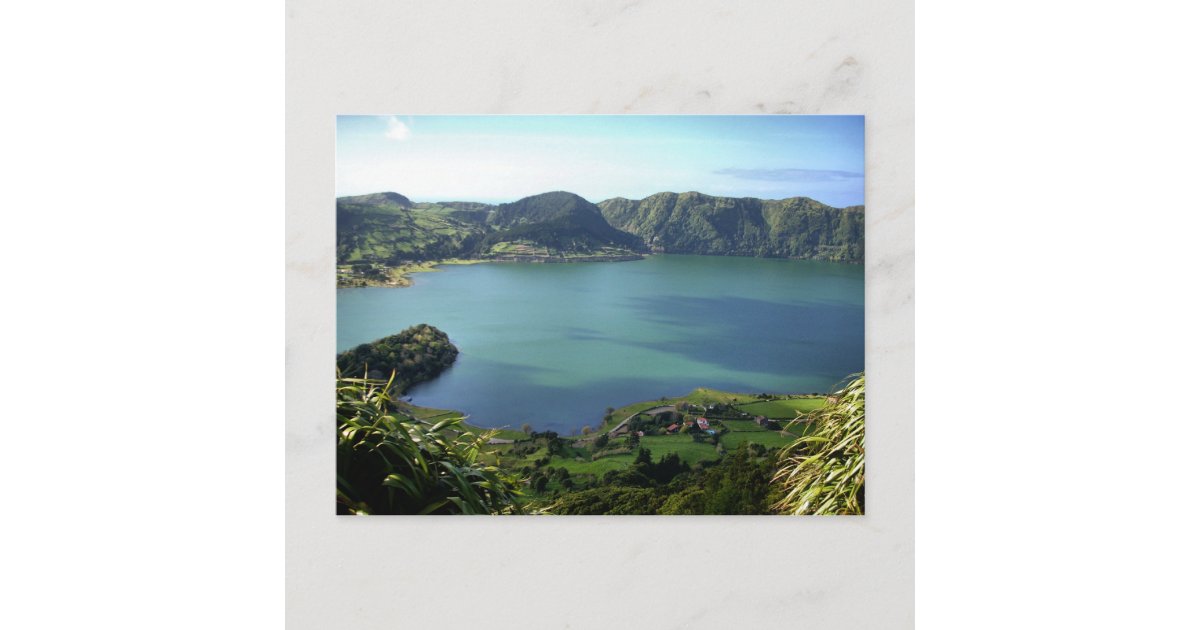 Sete Cidades Lagoon in S. Miguel, Azores Postcard | Zazzle