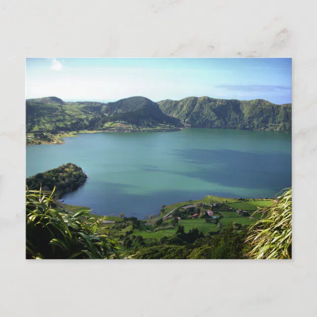 Sete Cidades Lagoon in S. Miguel, Azores Postcard | Zazzle