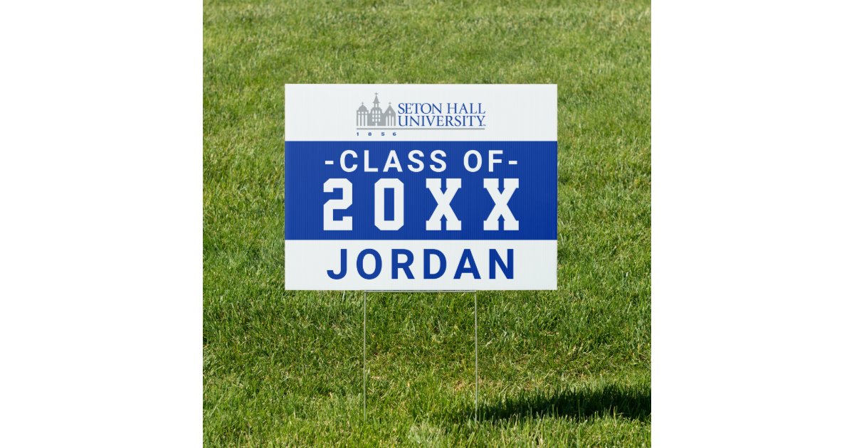 Seton Hall University 1856 Sign | Zazzle