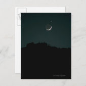 Setting Crescent Moon Postcard | Zazzle