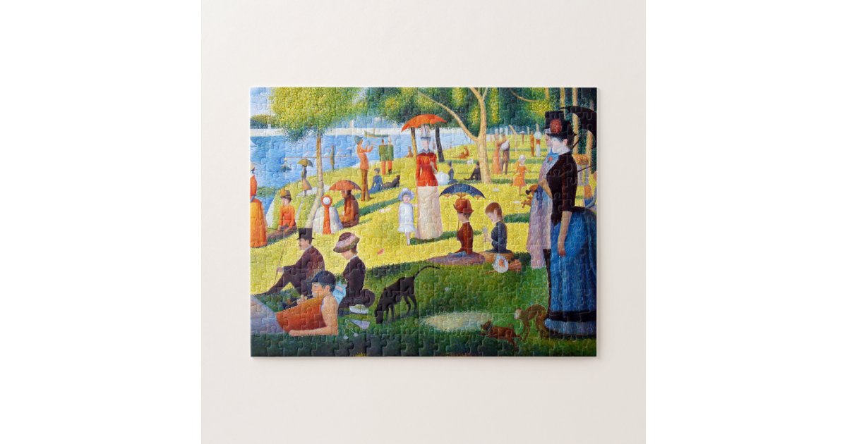 Seurat: A Sunday at La Grande Jatte Jigsaw Puzzle | Zazzle