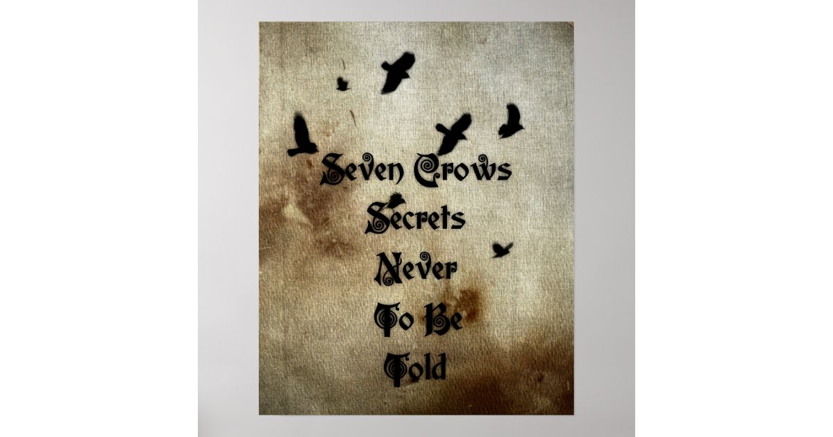 Seven Crows Poster | Zazzle