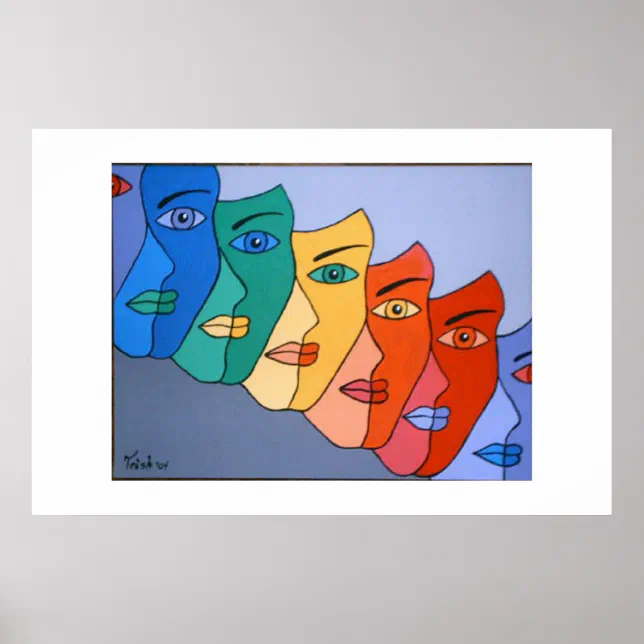 SEVEN FACES OF EVE POSTER | Zazzle