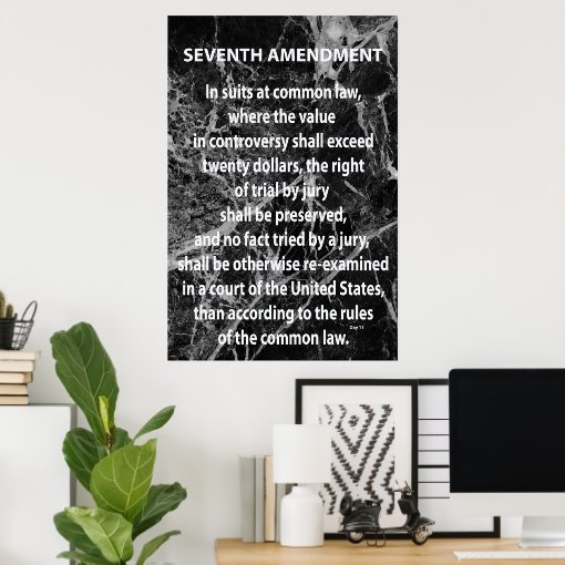 Seventh Amendment Poster | Zazzle